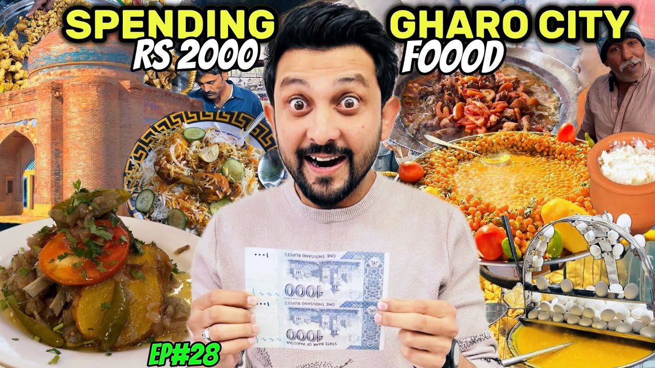 Exploring Gharo City Food in 2000 Budget || 2000 Mein Kya Kya Mila ...