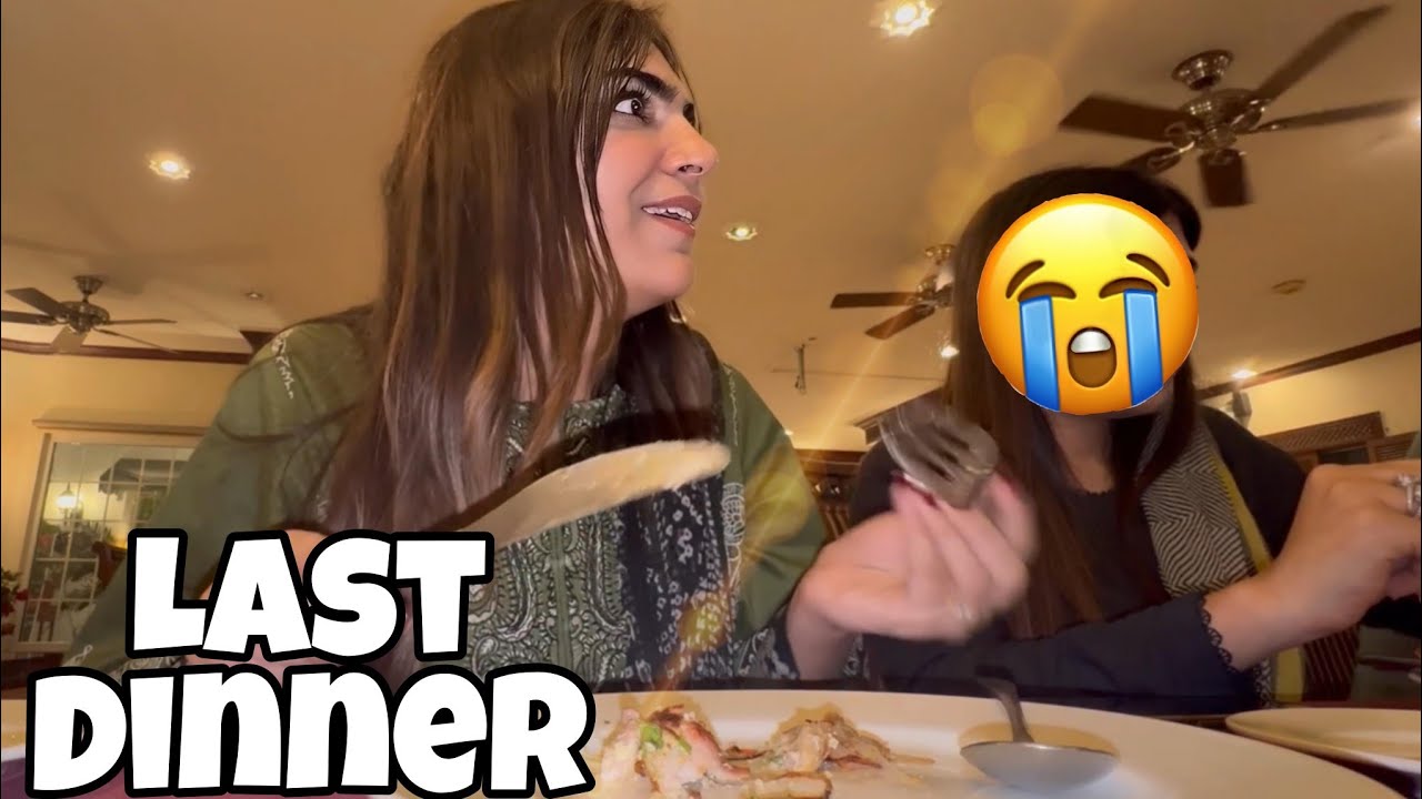 Last Anniversary Dinner | Emotional GoodBye kr diya 😭 - YouTube