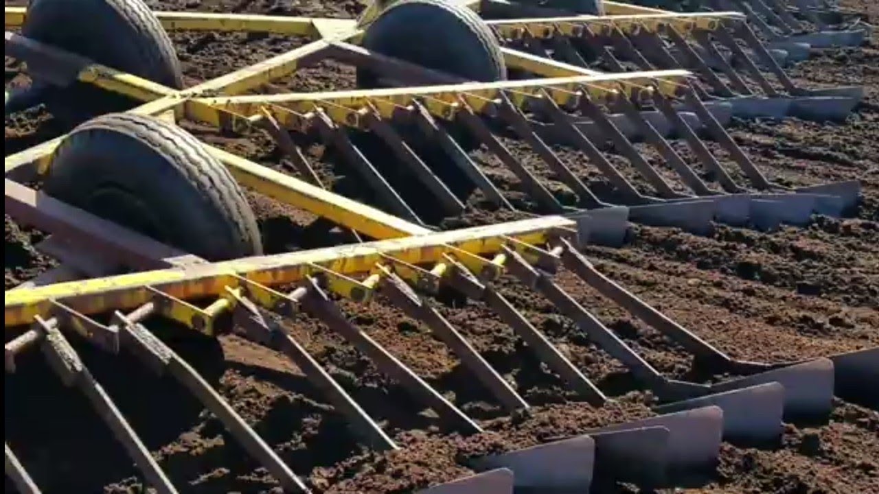 CASE TRACTOR 5240 IN PEAT BOG Preparing peat for harvest ( custom ...