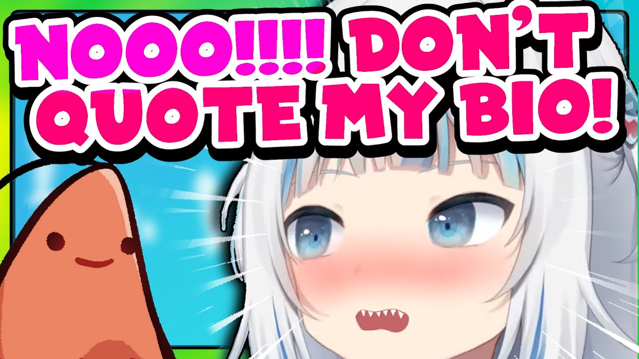 Gura: Can you make me cringe? Chat: - YouTube