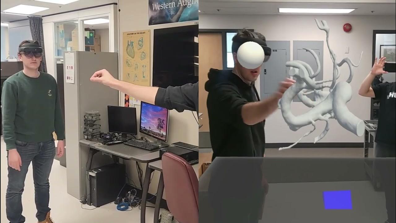 HoloLens 2 Synchronized Interaction Side-by-Side Demo - YouTube