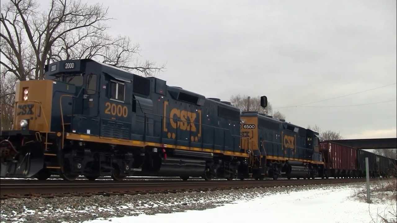 The Prototype CSX GP38-3 and GP40-3 [HD] - YouTube