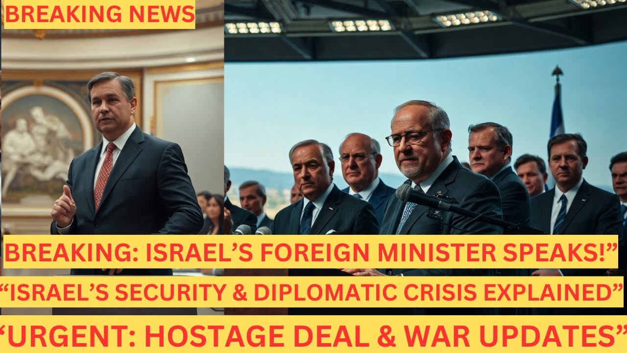 "Israel's Foreign Minister Hosts Press Conference | Key Updates ...