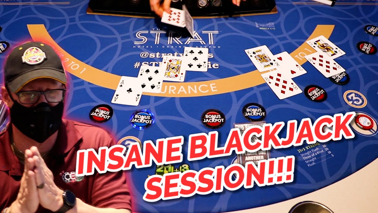 BREAKING THE LOSING STREAK!? LIVE BLACKJACK At Strat Hotel & Casino ...