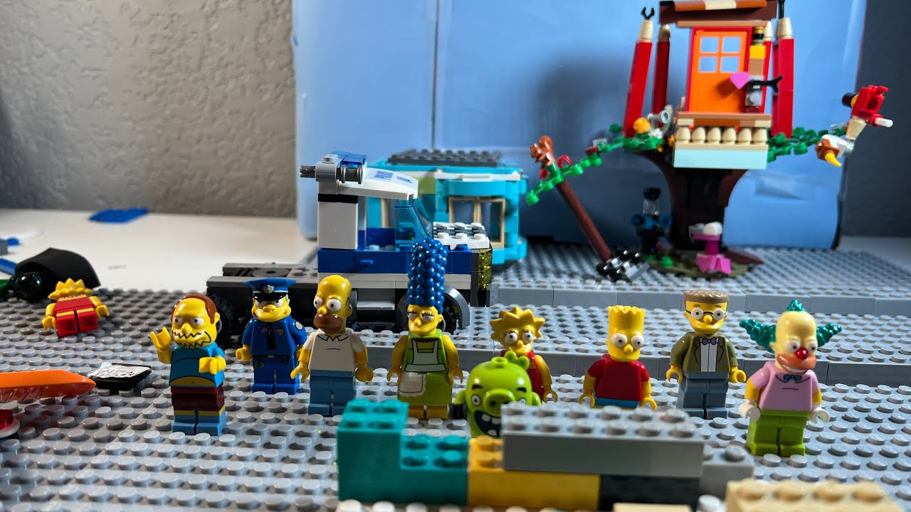 The Simpsons Lego Stop Motion - YouTube