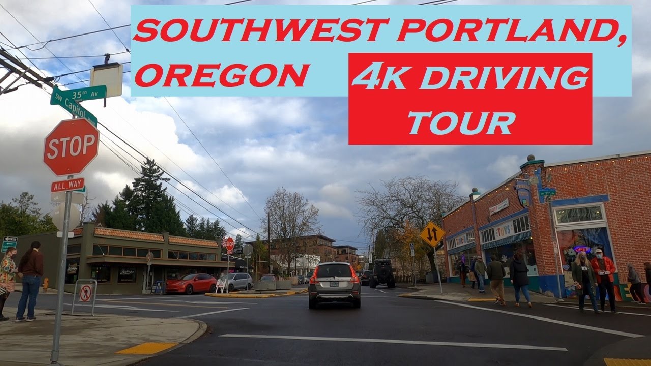 Southwest Portland, Oregon | 4k Driving Tour | Dashcam - YouTube