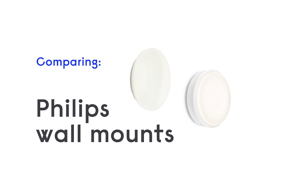 Philips wall mounts - YouTube