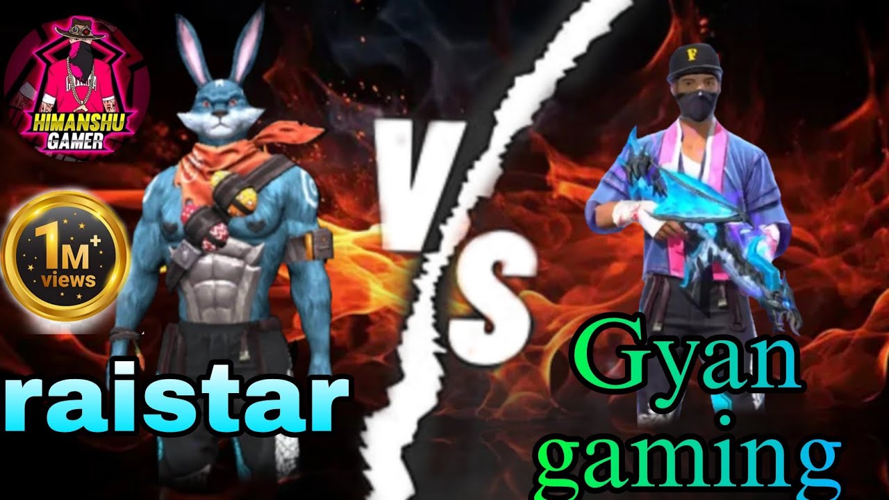 Raistar vs Gyan gaming|| free fire video|| #freefire #viralvideo# ...