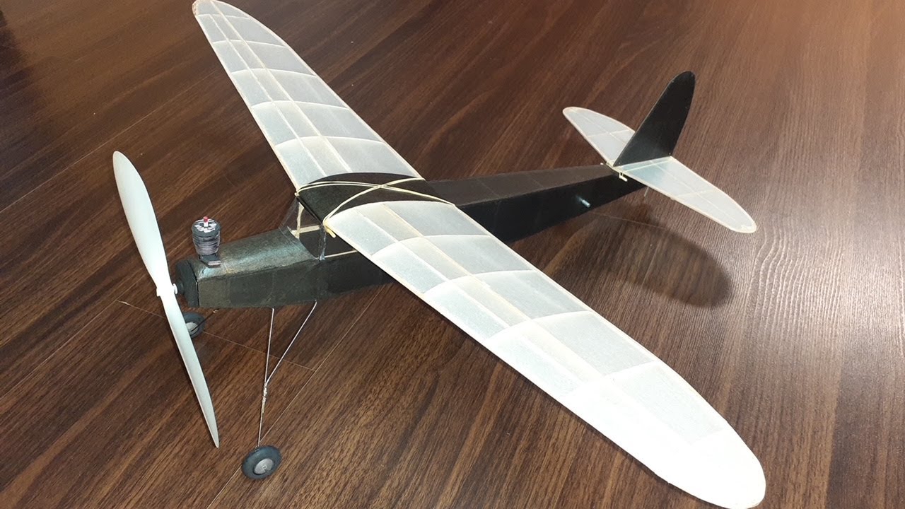 Easy Build Models Free Flight Baby Flea - YouTube