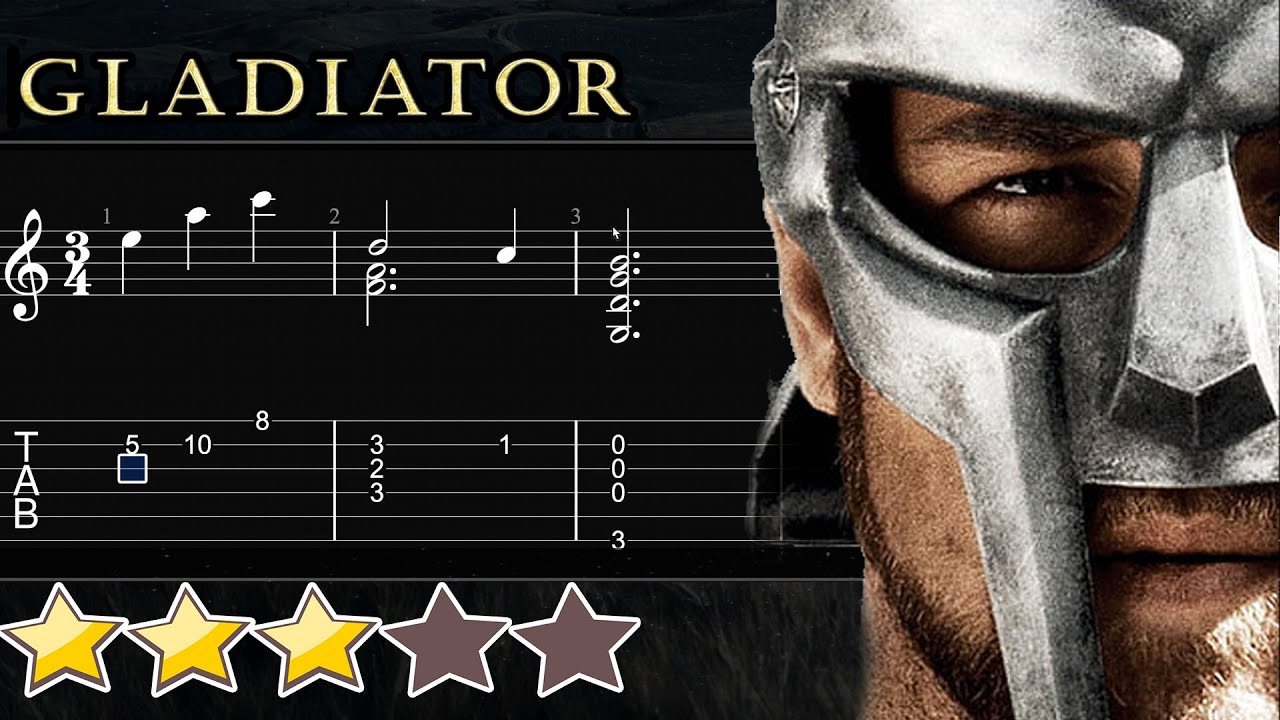 Honor Him [ LvL 3 ] Gladiator Easy Guitar Fingerstyle Tutorial - YouTube