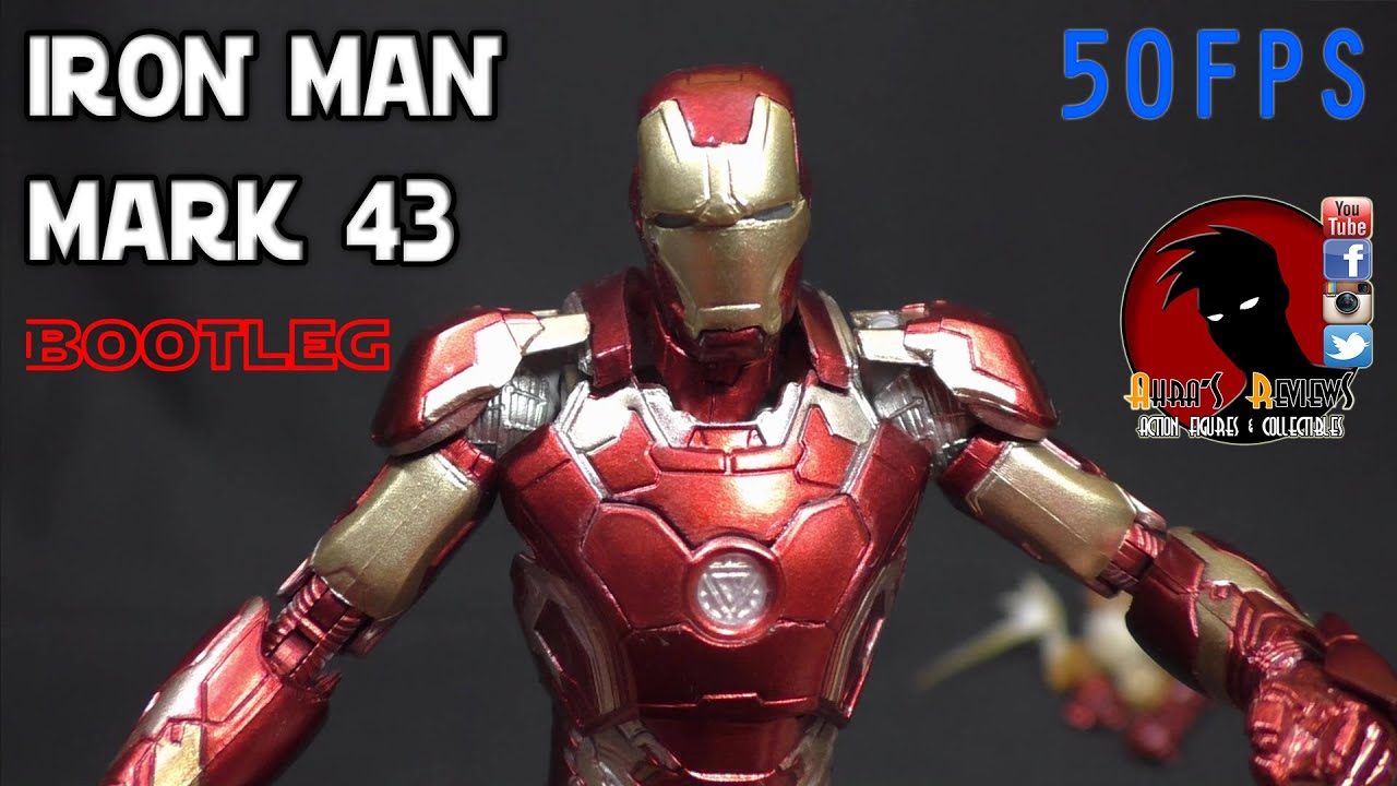S.H. Figuarts Iron Man Mark 43 Bootleg Action Figure Review Recensione ...