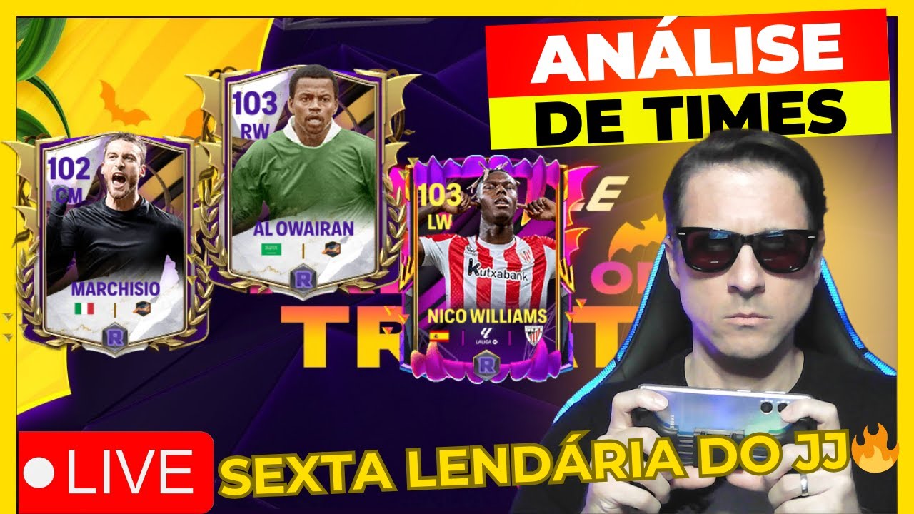 🔴 ANÁLISES DE TIMES, RESENHA E MUITO MAIS . SEXTA LENDÁRIA DO JJ🔥 FC ...