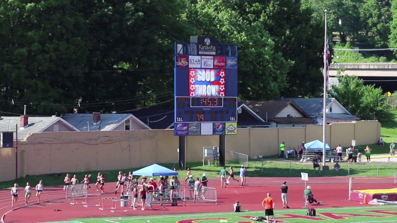 2019 West Virginia State Track Meet ~ Girls AAA 800 - YouTube