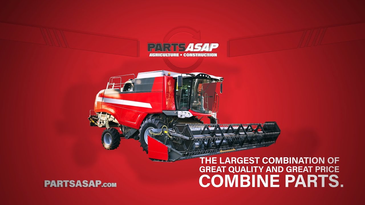 Combine Harvester Parts From Parts ASAP - YouTube