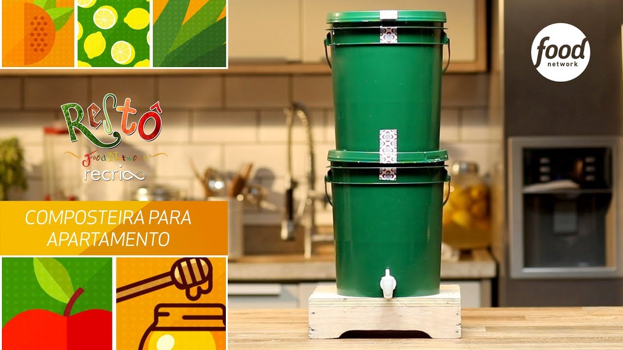 COMO FAZER UMA COMPOSTEIRA | RESTÔ RECRIA - YouTube