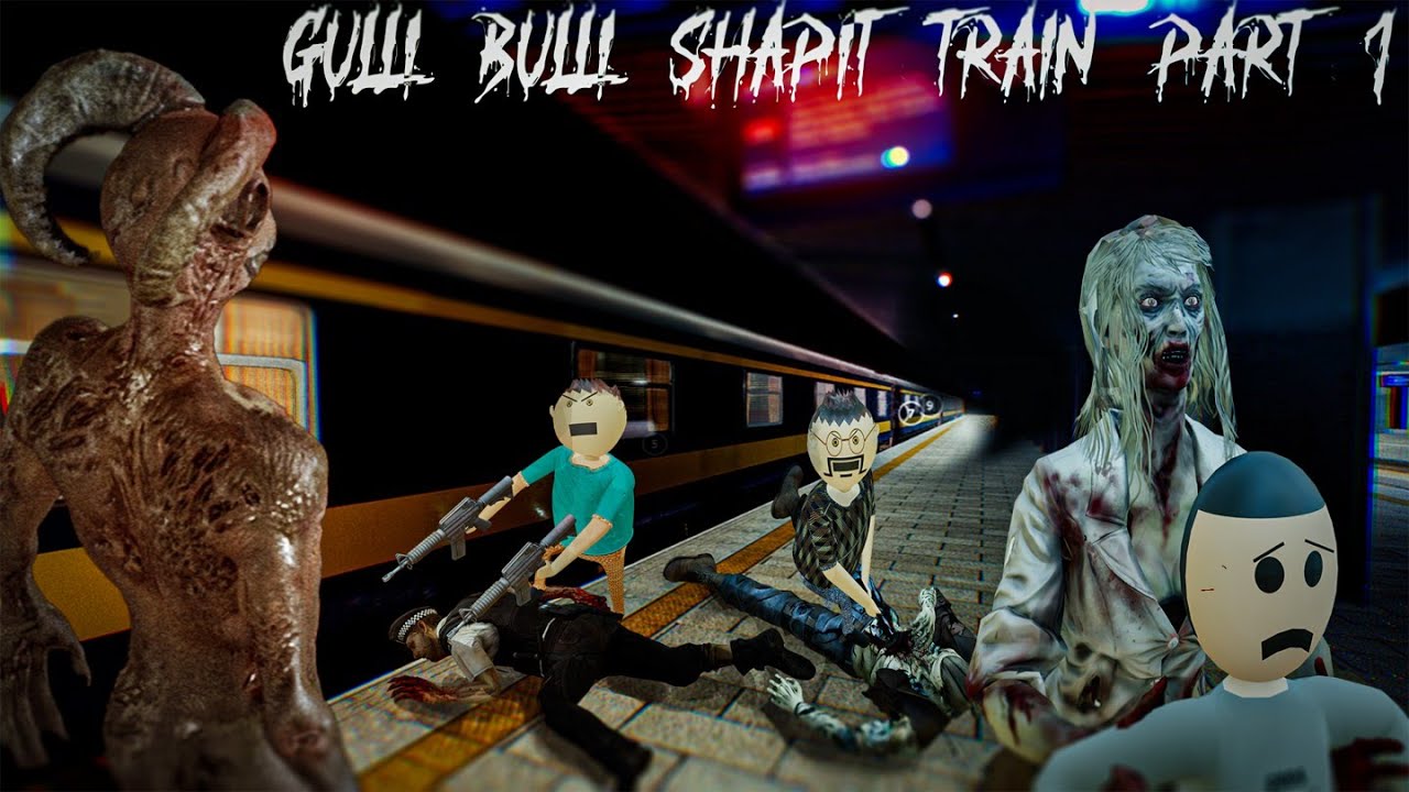 Gulli Bulli Aur Shapit Train Horror Story | Railway Station | Gulli ...