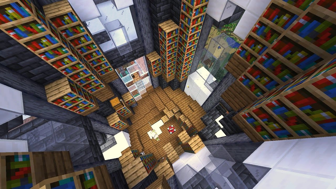 Designing a Library in Minecraft! ~ Absent Bearings Ep7 - YouTube
