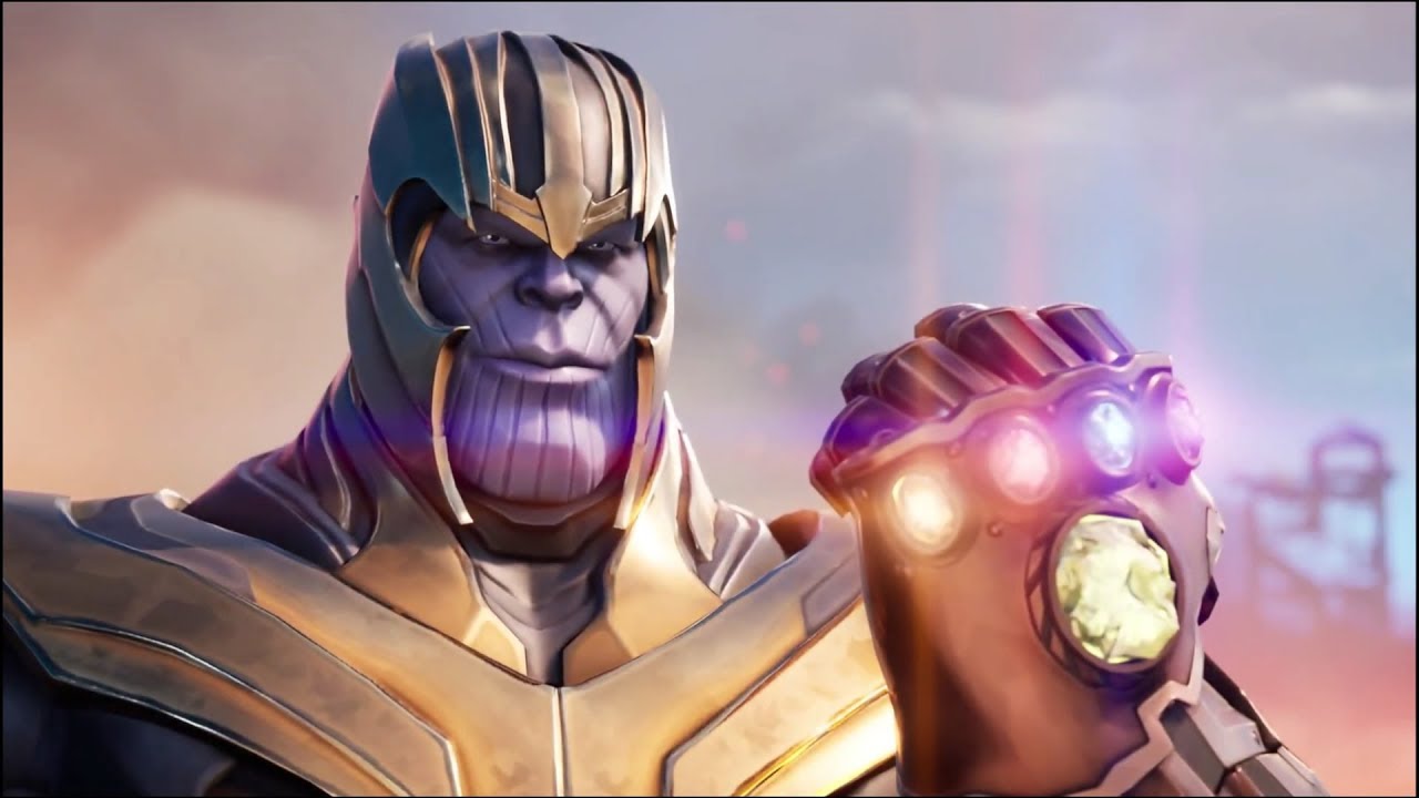Thanos Snaps His Fingers With All Six Infinity Stones - YouTube