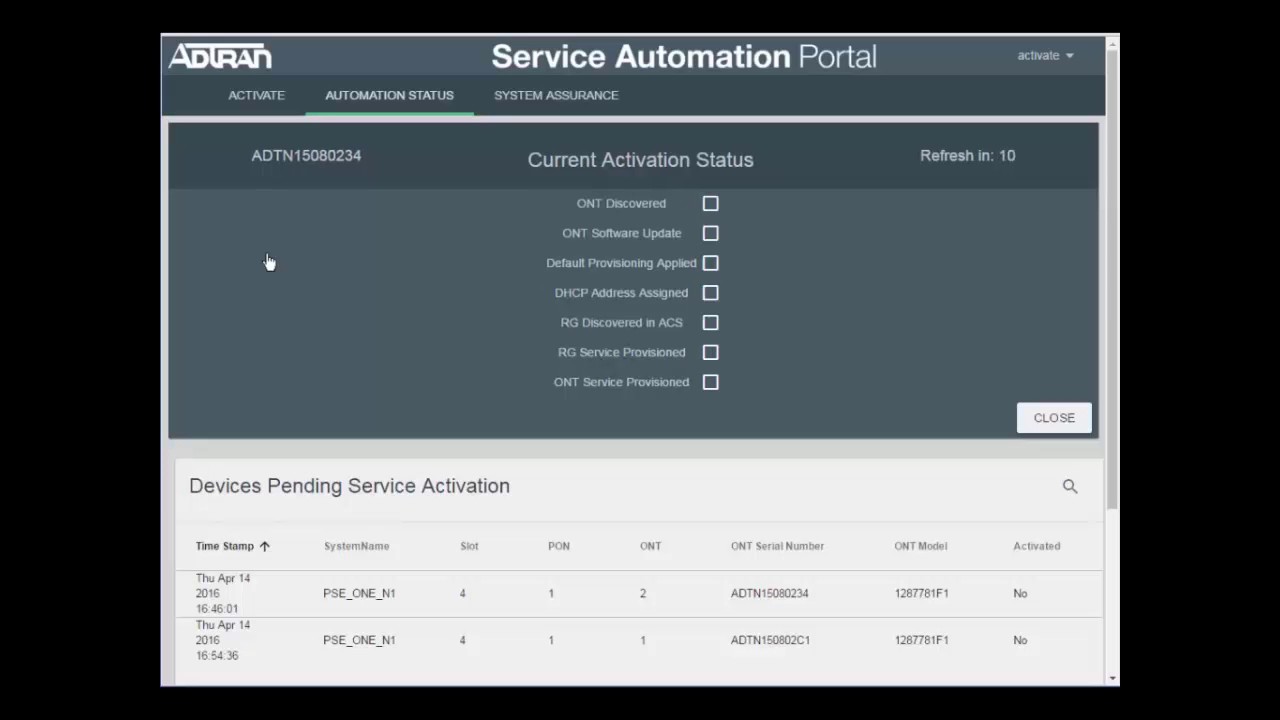 ADTRAN - Services Activation Automation - YouTube