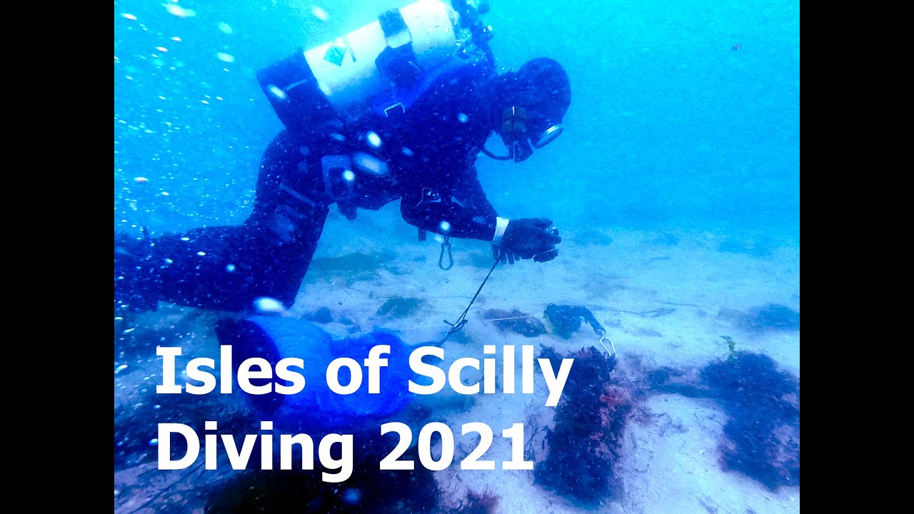 Diving Isles of Scilly around Nut Rock discovered massive anchor and ...