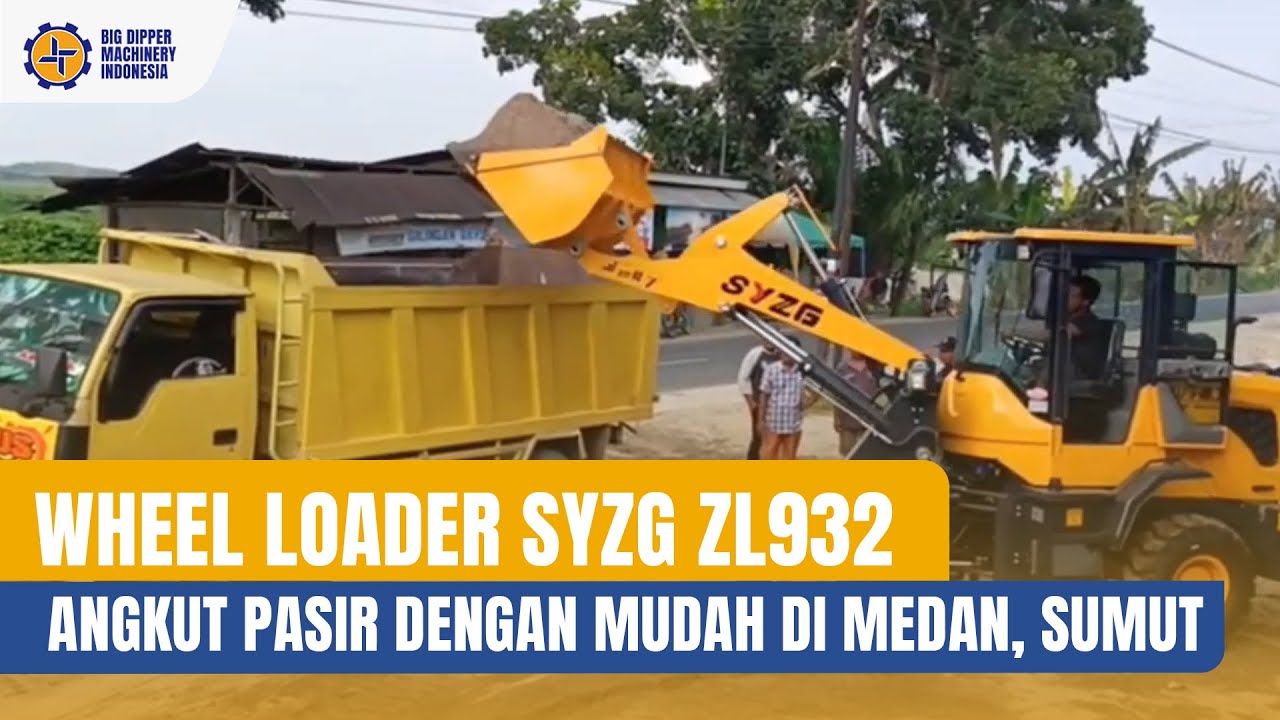 Wheel Loader SYZG ZL932 - YouTube