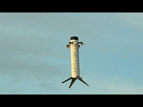 SpaceX Falcon Test Hover - YouTube