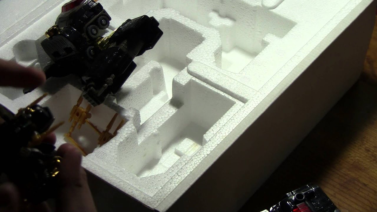 Unboxing Kyuukyuu Sentai Gogo Five Victory Robo Black and Gold Super ...