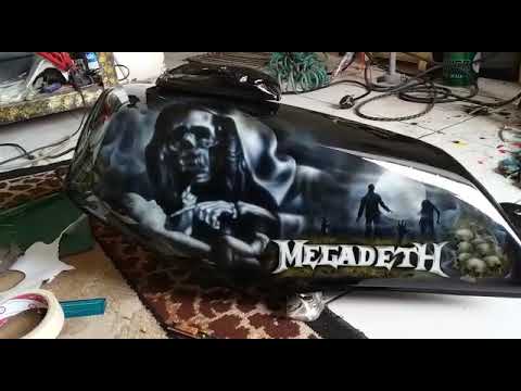 Airbrush tanki rx king - YouTube