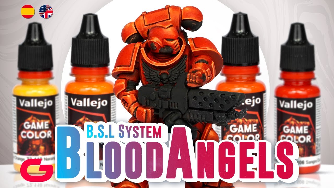 How to paint BLOOD ANGELS using BSL System - YouTube