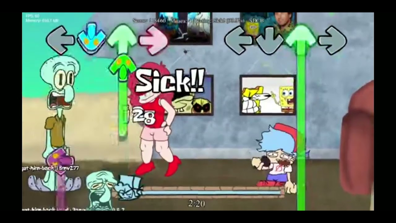 the new get him back song in SpongeBob parodies fnf mod - YouTube