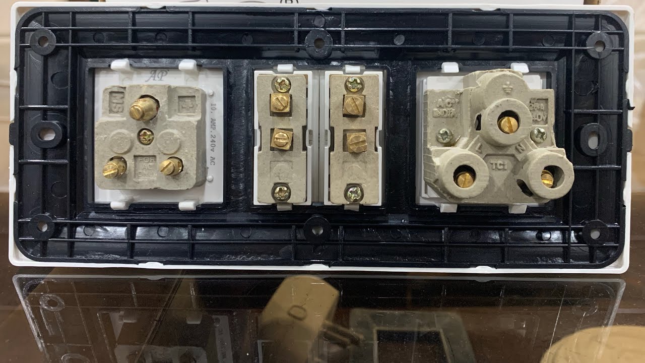 Porcelain back heavy load switches & sockets by || AP Electrical ...