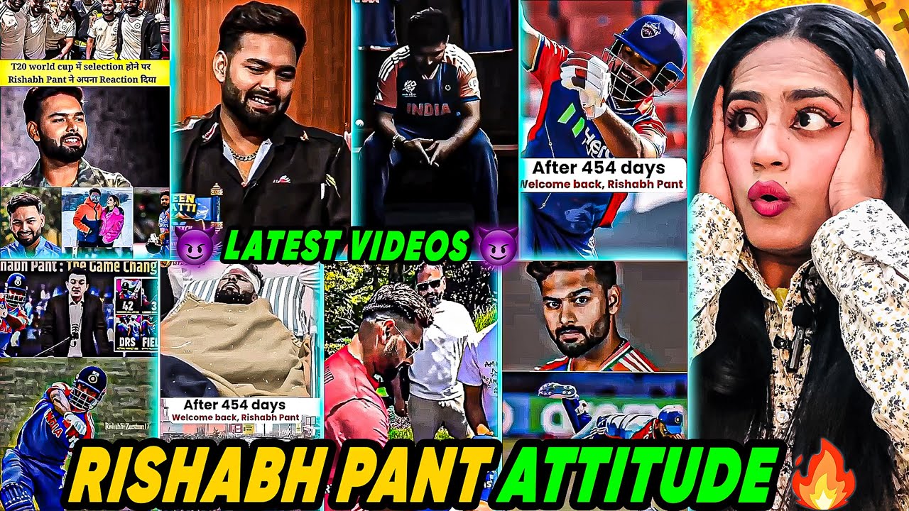 PAKISTANI REACTS TO RISHAB PANT ATTITUDE 😈🔥 | RISHAB PANT THE COMEBACK KING 😱 - YouTube