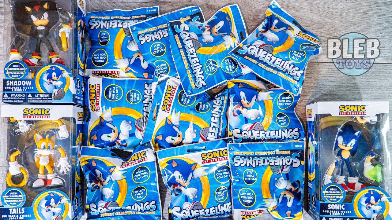 Toy Unboxing Sonic toys and Sonic Blind bags ASMR - YouTube