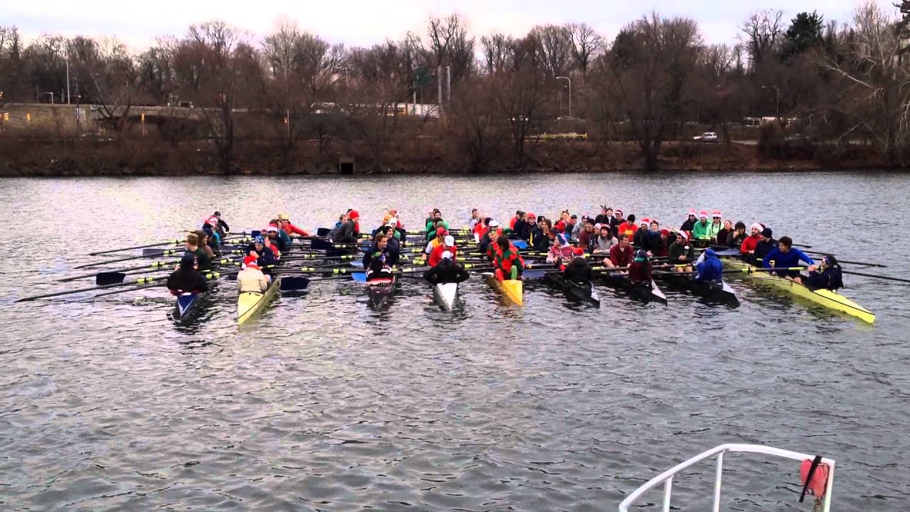 Drexel Rowing winter sing along - YouTube