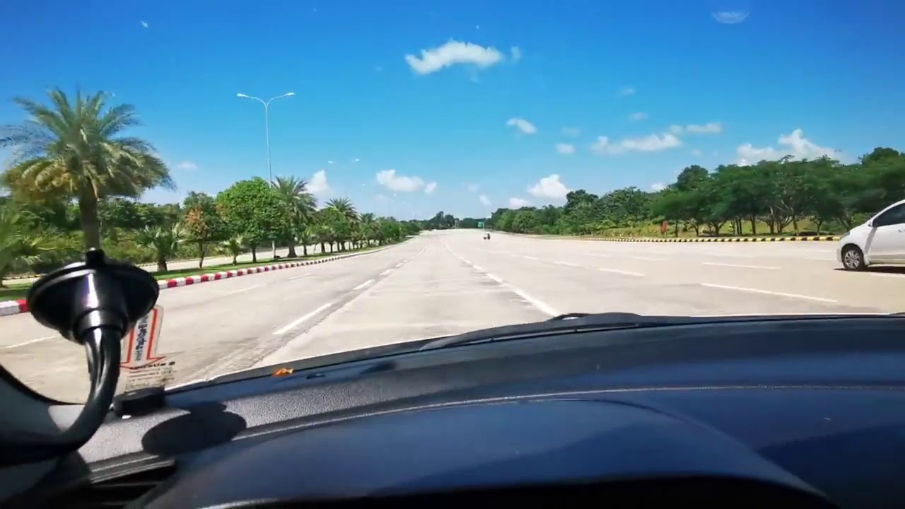 Nyapitaw 20 lane highway - YouTube