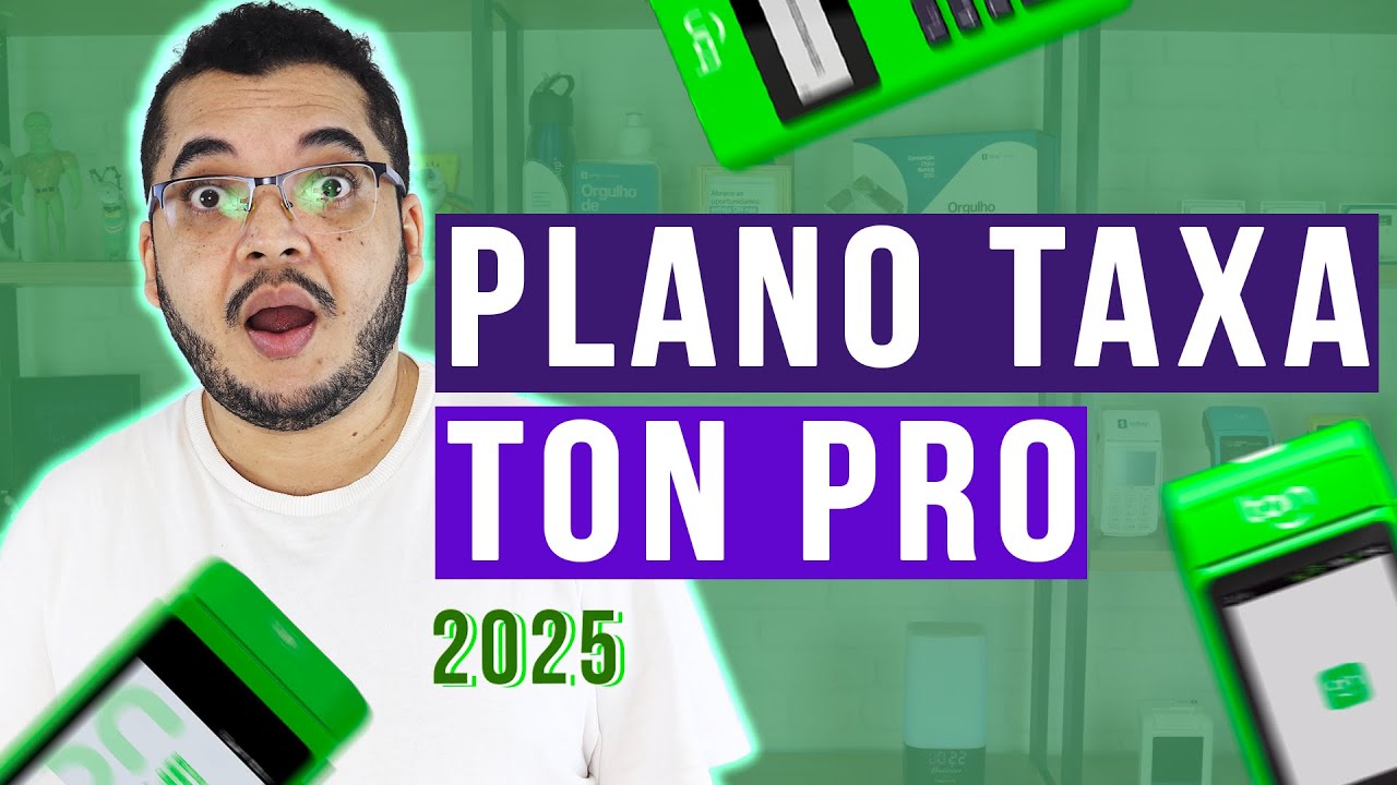 TON PRO I Maquininha TON com TAXA BAIXA pelo PLANO TON PRO - YouTube