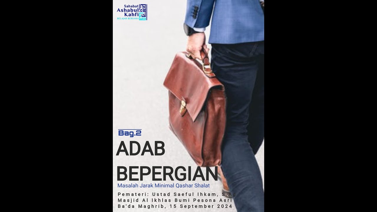 Adab Bepergian Bag.2 - Masalah Jarak Minimal Qashar Shalat - YouTube