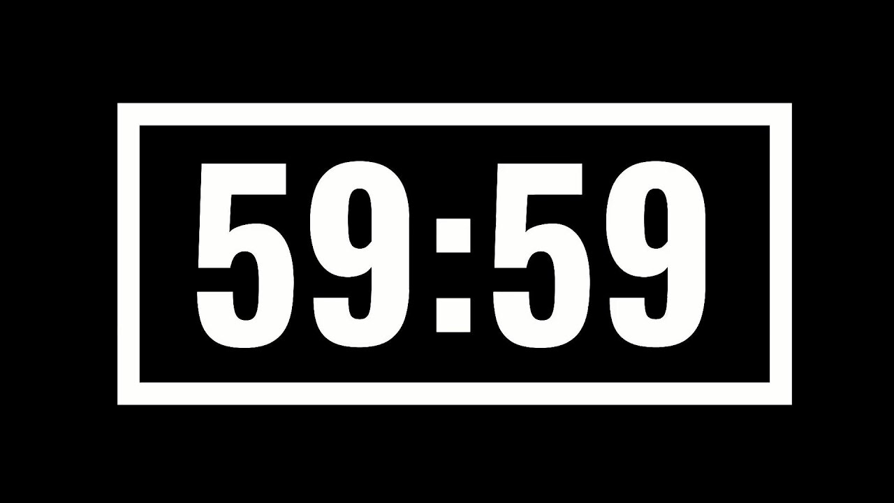 1 Hour timer | One Hour Timer With Progress Bar | One Hour Stopwatch ...