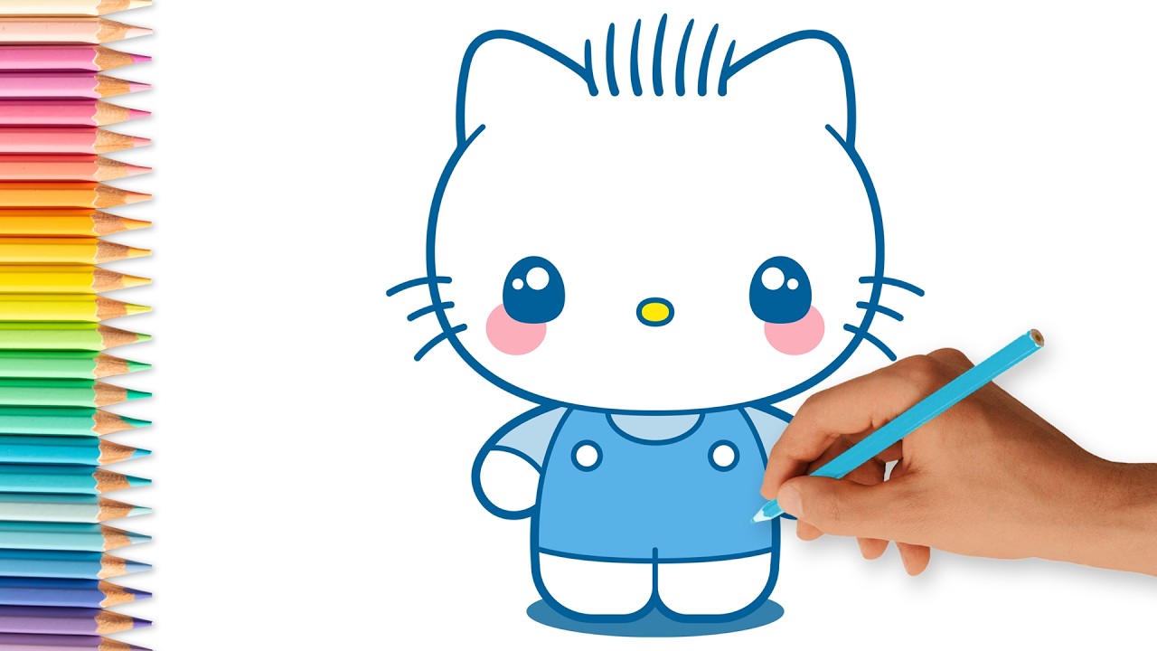 How to Draw Dear Daniel 💙 Easy Cute Drawing - YouTube