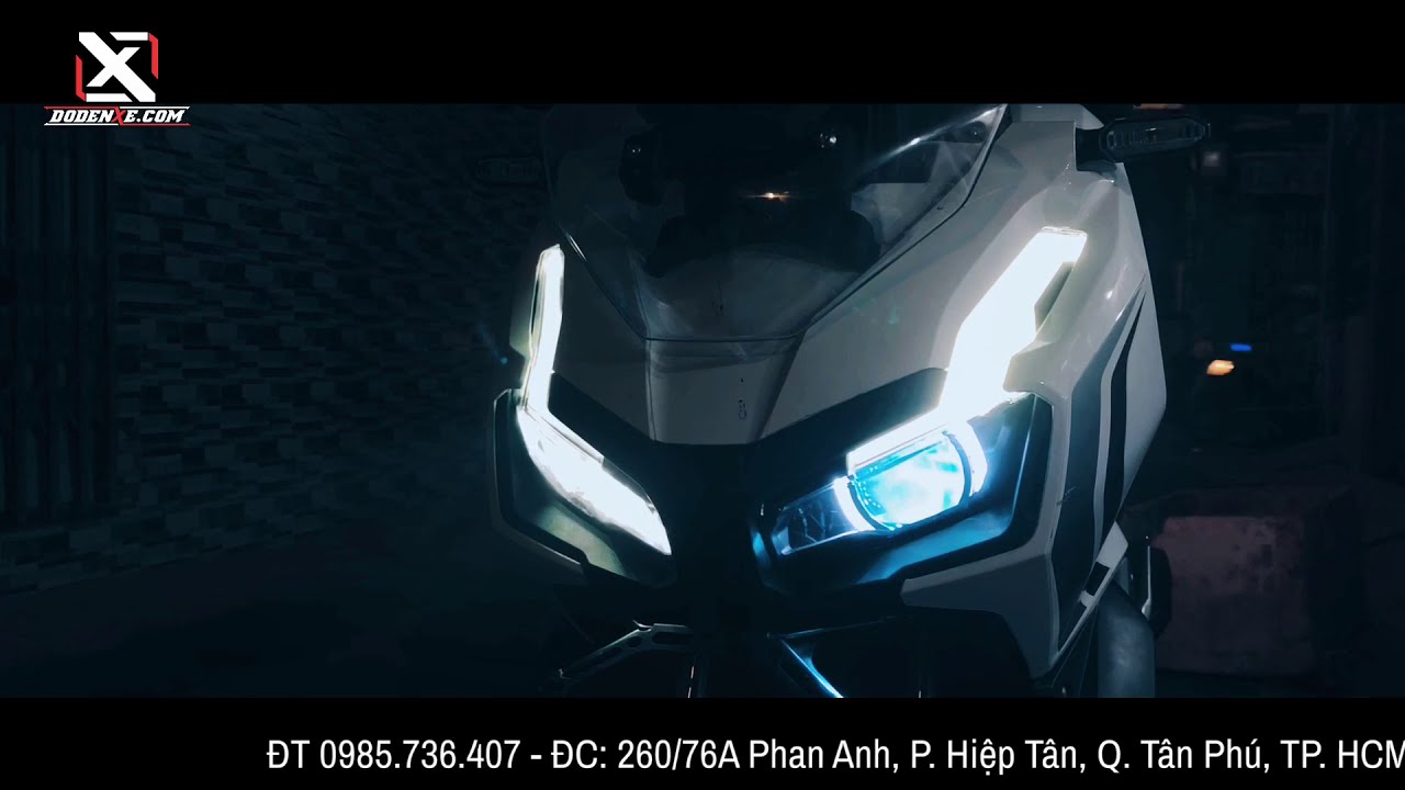 HONDA ADV 150 Nâng cấp Bi Led X-Light V10 40w - YouTube