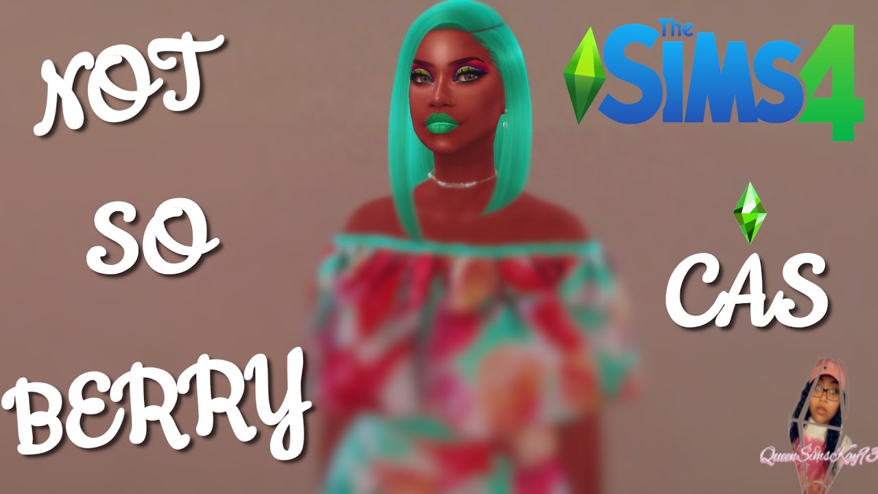 Not So Berry CAS || The Sims 4 || Not So Berry Challenge - YouTube