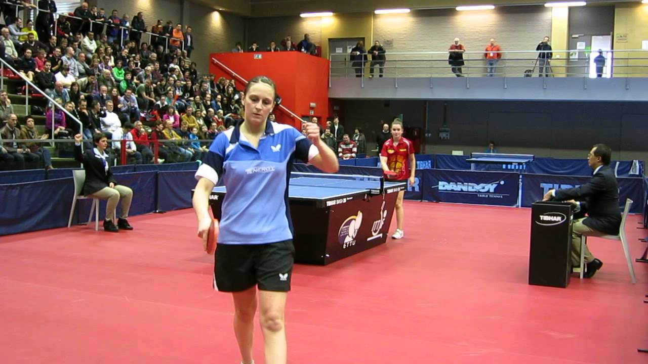 1/2 finale dames A ..MARCHETTI NATHALIE (A1) tegen DEGRAEF MARGO (A13 ...