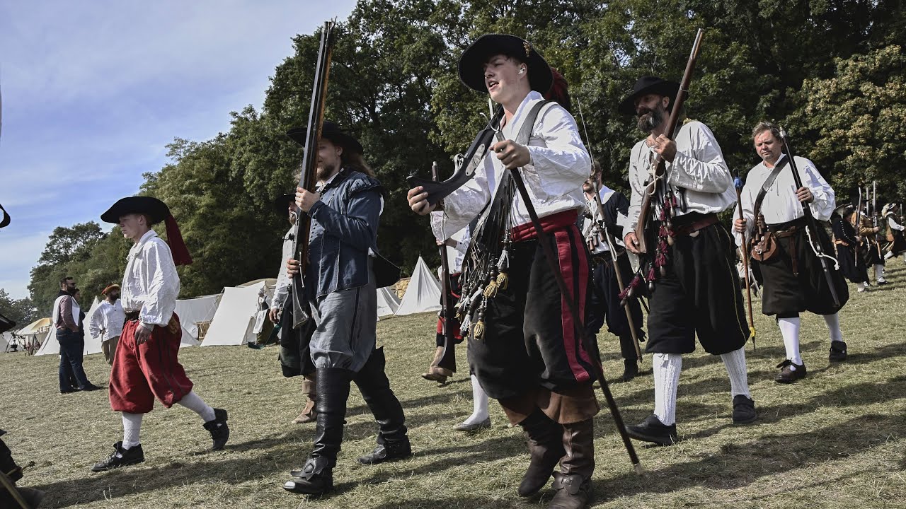 Reconstruction of the Battle of White Mountain (Bílá hora 1620) - YouTube