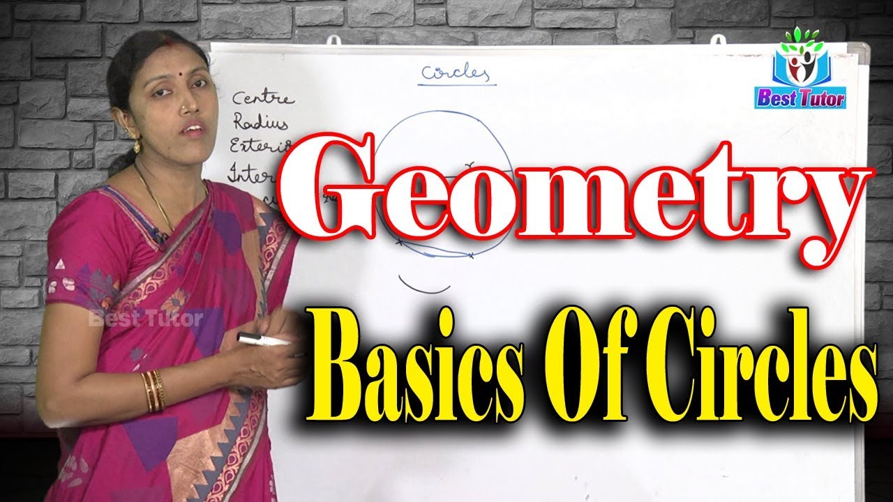 Geometry : Basics Of Circles | Easy Ways To Learn Circles | Simple Math ...
