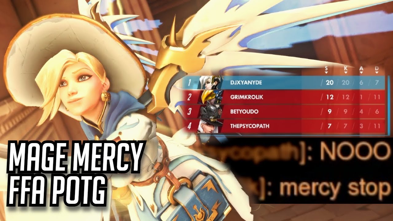 Mage Mercy FFA POTG - Overwatch - YouTube