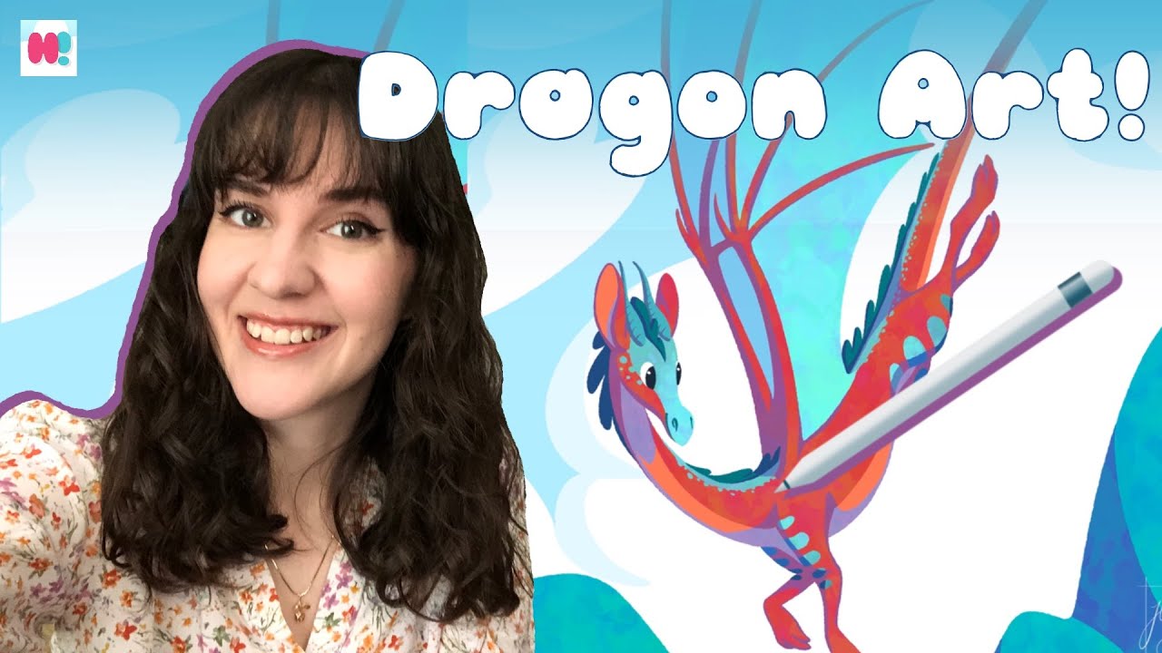 Drawing Cute Dragons in Procreate - YouTube