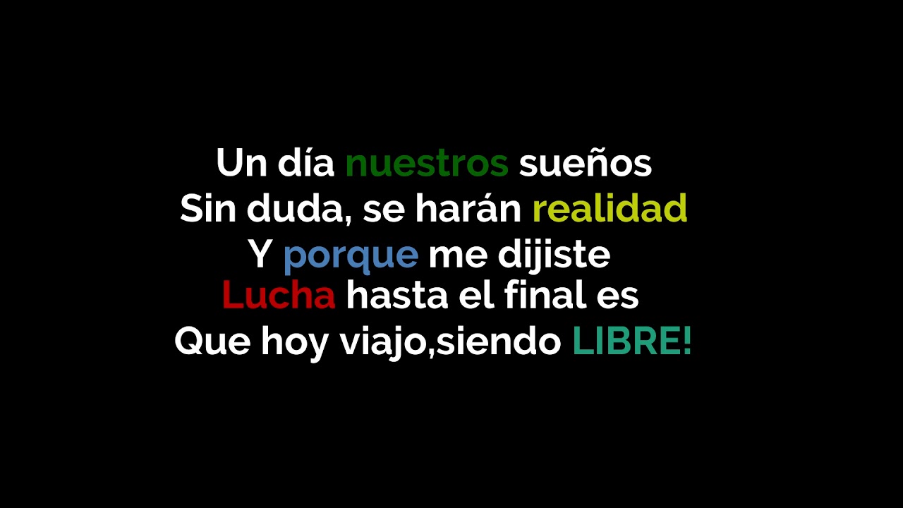 ¨Nuestra Union¨ | Letra completa en español. - YouTube