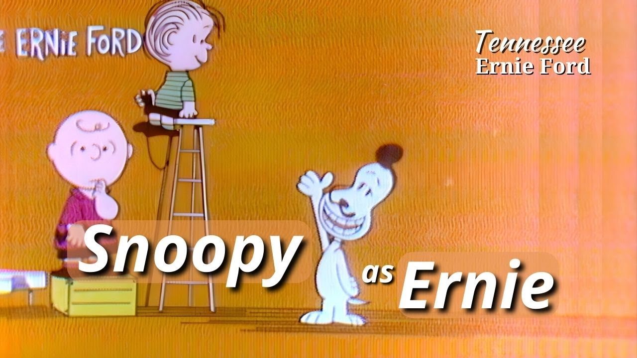 Snoopy as Tennessee Ernie Ford! | Peanuts Intro | The Ford Show | Jun ...