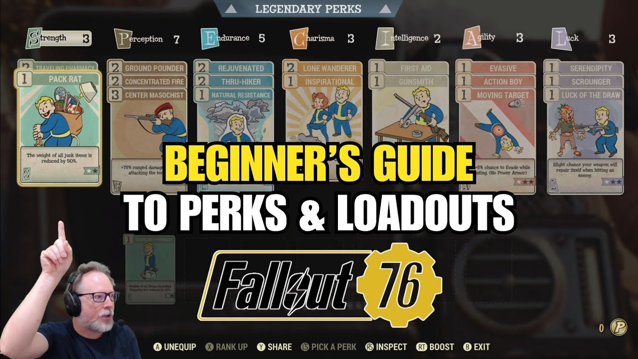 The Ultimate Beginner's Guide To Perks & Loadouts In Fallout 76 - A ...