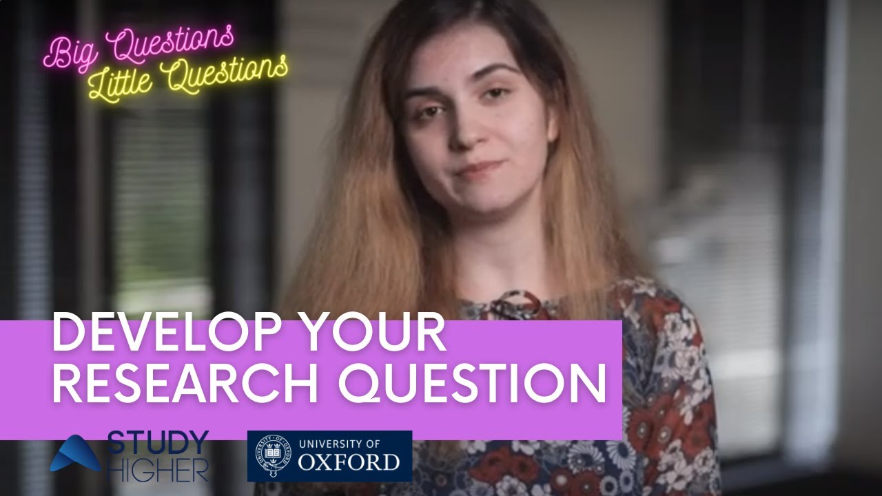 Develop your research question introduction - YouTube